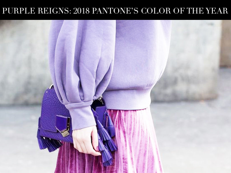 Purple Reigns: 2018 Pantone's Color of the Year – MIA Shoes